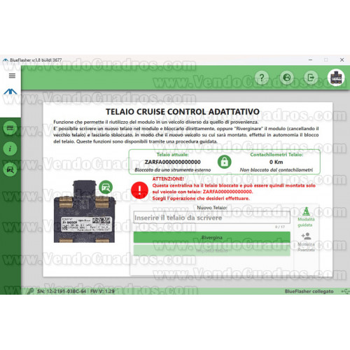 AUTOMOTIVE ART - BLUEFLASHER - ¡ACTIVACIÓN DEL SOFTWARE ADAS PARA EL KIT ESTÁNDAR!